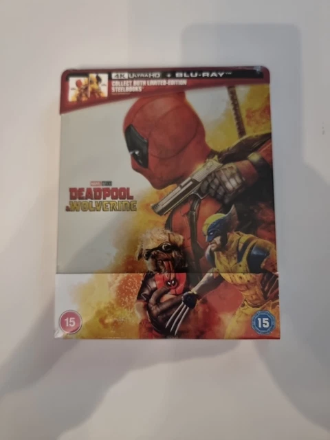 DEADPOOL AND WOLVERINE 4K UHD Blu-ray Steelbook - UK Edition - New & Sealed £10.00 - PicClick UK