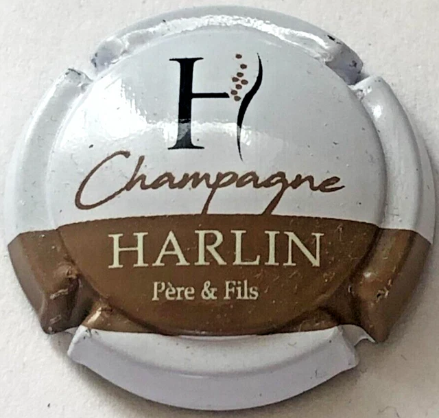 CAPSULE DE CHAMPAGNE HARLIN Père et Fils (7e. Blanc barre marron) EUR 1 ...