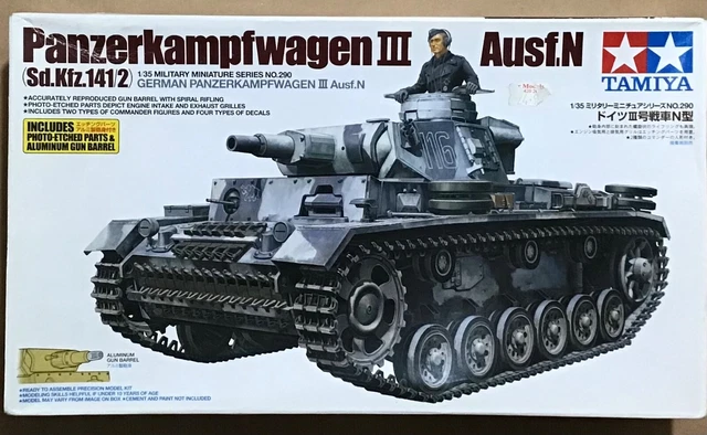 TAMIYA 1/35 SCALE WW2 German Panzerkampfwagen III Ausf N £33.99 ...