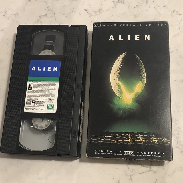 ALIEN 20TH ANNIVERSARY VHS Sci-fi Horror £7.46 - PicClick UK