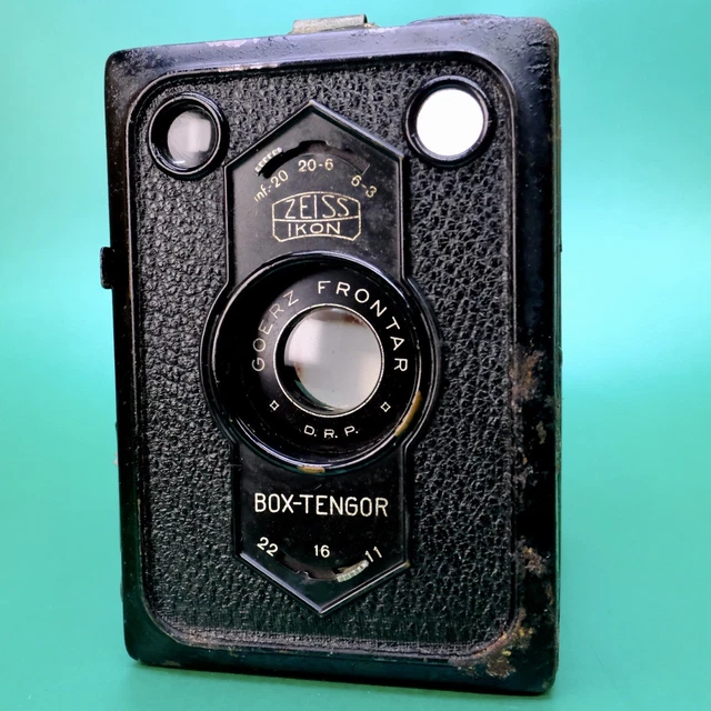 ZEISS IKON BOX-TENGOR CAMERA 6x6 Square Shooter! Worn Body Clean Optics ...