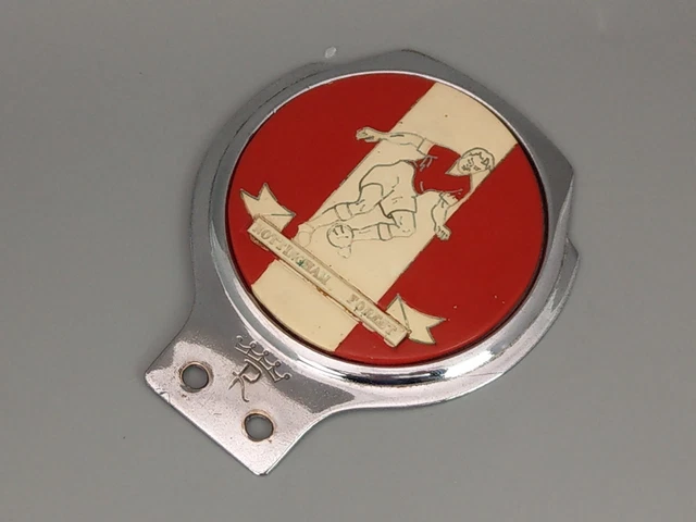 FOOTBALL CLUB NOTTINGHAM Forest Supporters Chrome Car Badge Renamel Ltd ...