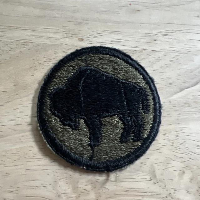 ORIGINAL LATE OR Post WWII U.S. Army 92nd Infantry Division Cut Edge ...