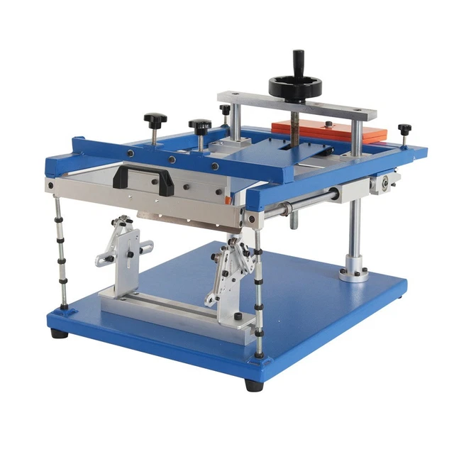 CURVED MANUAL CYLINDER Silk Screen Printing Machine For Round Plastic ...