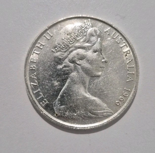 AUSTRALIAN 1966 ROUND 50c fifty cent coin $49.95 - PicClick AU