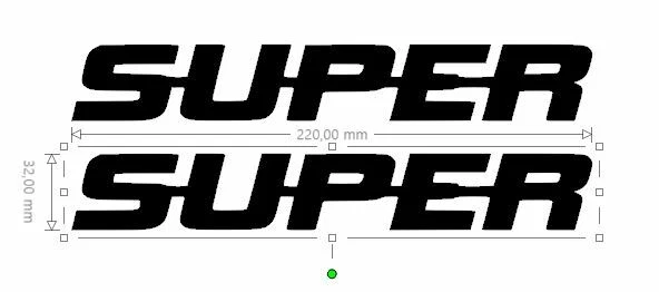 2X STICKERS SUPER SCANIA camion poids lourds V8 TRACTEUR dim 32x220mm 1 ...