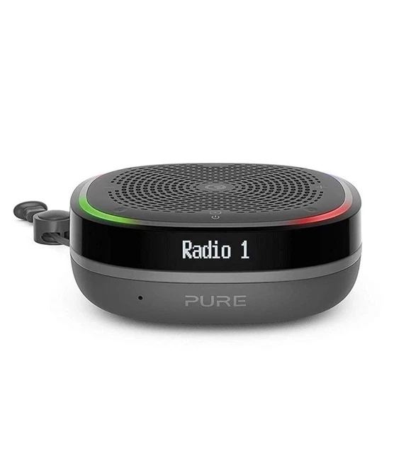 PURE STREAMR SPLASH Portable Bluetooth Speaker DAB FM Radio Digital ...