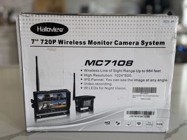 HALOVIEW MC7108 WIRELESS RV Backup Camera System 7'' Monitor $125.41 ...
