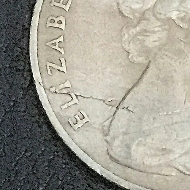 LAMINATION DIE CRACK ERROR 1978 Australian 20 Twenty Cent Coin $20.00 ...