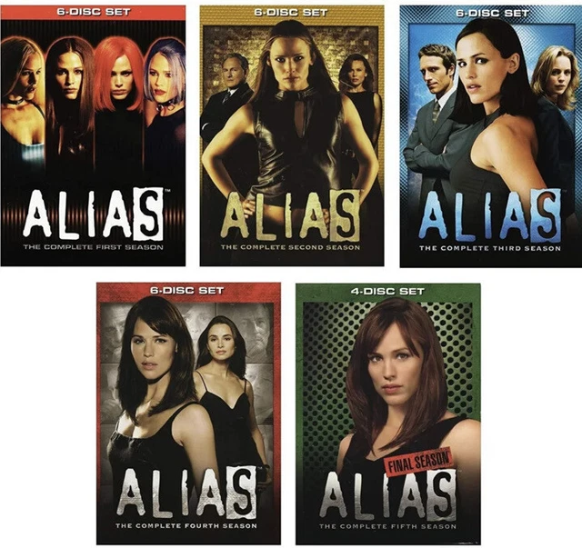DVD SERIES: ALIAS (The Complete Series 1-5) - Action/Thriller, Science ...