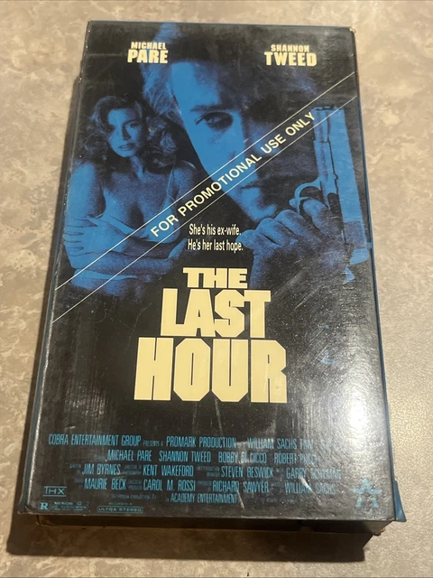 THE LAST HOUR (VHS 1991) Shannon Tweed Michael Pare Erotic Thriller ...