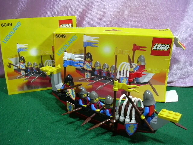 LEGO '80 'S LEGOLAND Ref. 6049 SET CASTLE LION KNIGHTS VIKING VOYAGER W ...