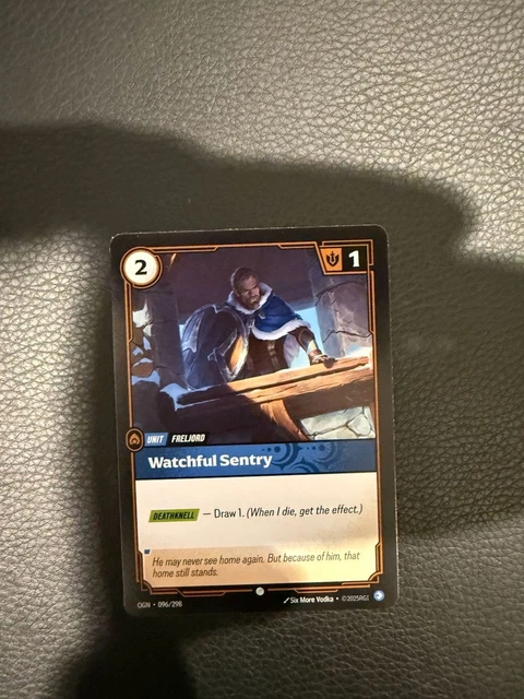 RIFTBOUND - WATCHFUL Sentry - 096/298 Origins - Normal £1.16 - PicClick UK