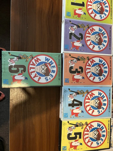 WHERE’S WALLY VHS Complete Collection Volumes 1-6 £1,563.61 - PicClick UK