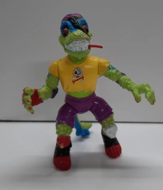 1990 TMNT TEENAGE Mutant Ninja Turtles Mondo Gecko Action Figure Lizard ...