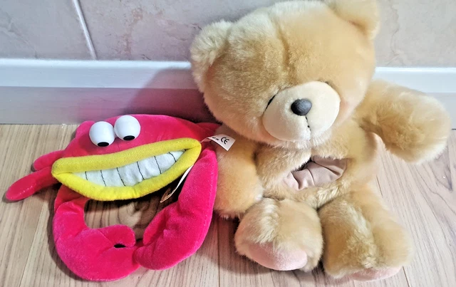 QTY 2 SOFT Toys, Collectable, Plush Animals, Rare, Present, Toy, Teddy ...