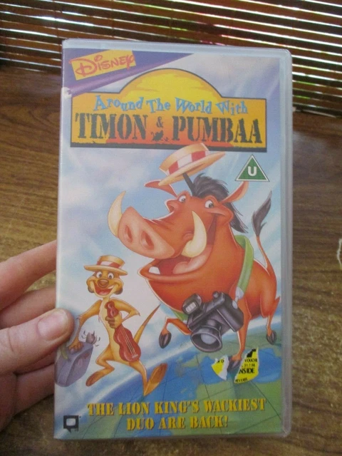 TIMON AND PUMBAA - Around The World (VHS) Walt Disney In German EUR 2 ...