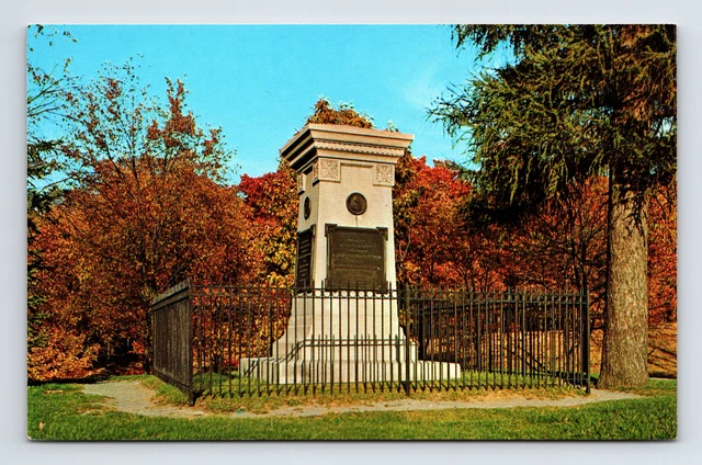 GRAVE OF MAJ Gen Braddock Postcard Ligonier Pennsylvania PA $2.54 ...