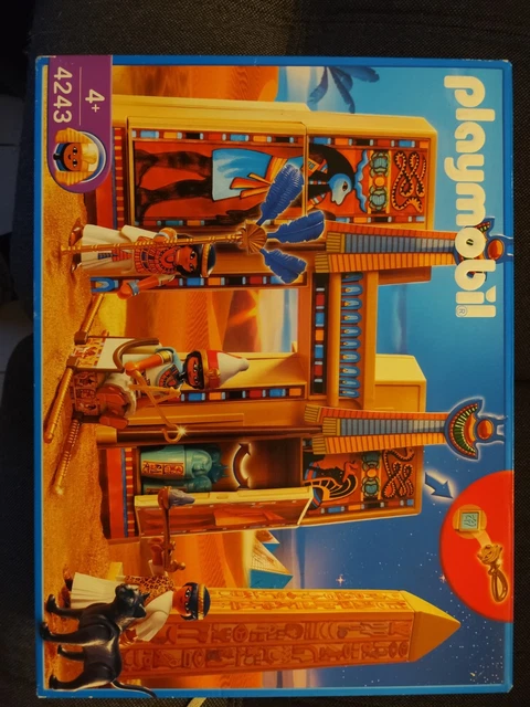 PLAYMOBIL 4243 TEMPLE Egyptiens / Pharaon / Cléopâtre / Complet Boite ...