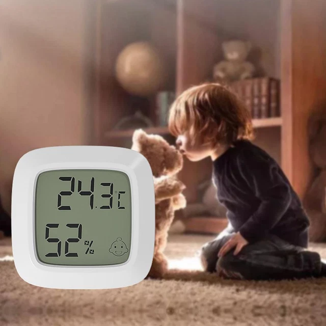MINI DIGITAL INDOOR Temperature Sensor Humidity Meter Room Electronic ...