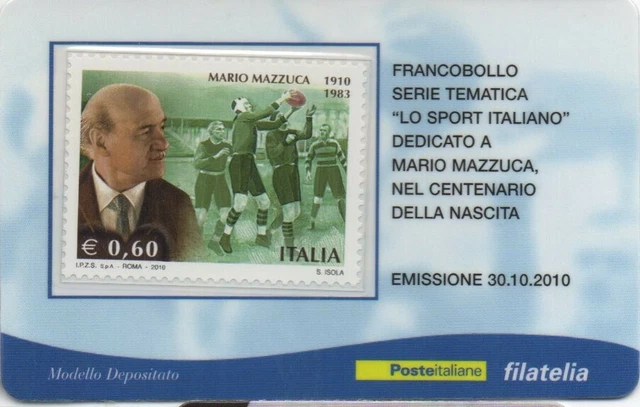 2010 TESSERA PHILATÉLIE Unif. N.701 - Mario Mazzuca MF63962 EUR 3,71 ...