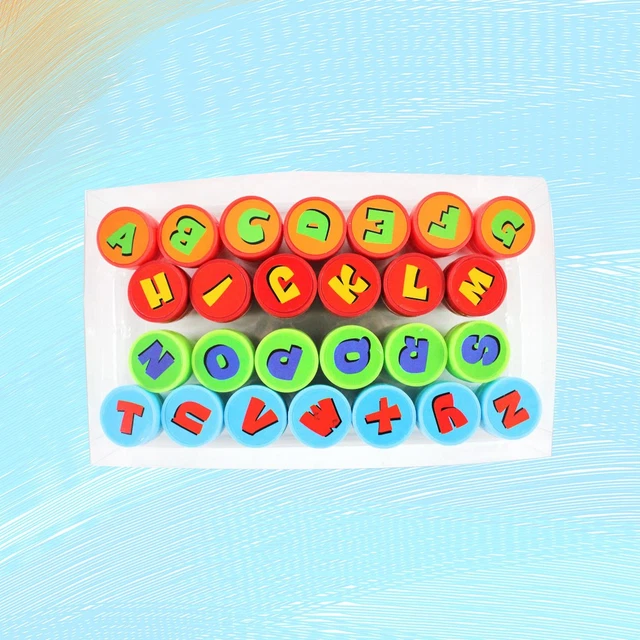 SET OF 3 Buchstaben Stempelset Stamper Alphabet-Zahlen-Buchstaben ...