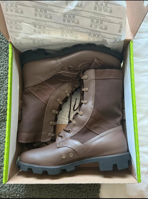 BRITISH MILITARY ISSUE Hot Weather Jungle Boots Brown Size Uk 8M £35.00 ...