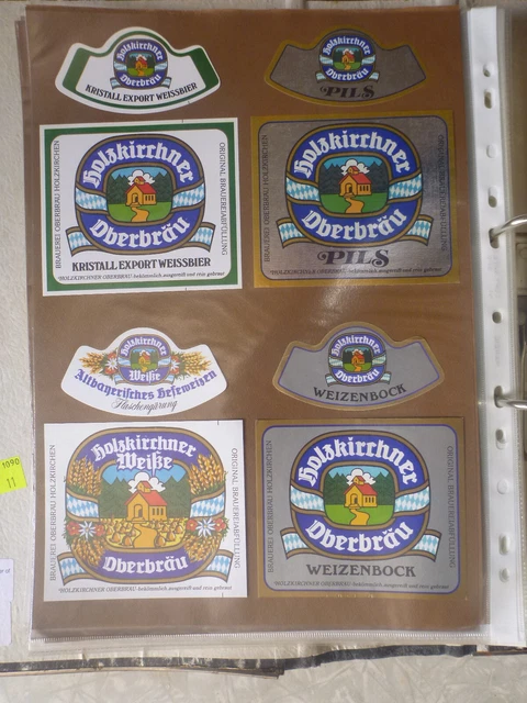 ORIGINAL OBERBRAU 4 Different West German Beer Labels 3 $10.00 ...
