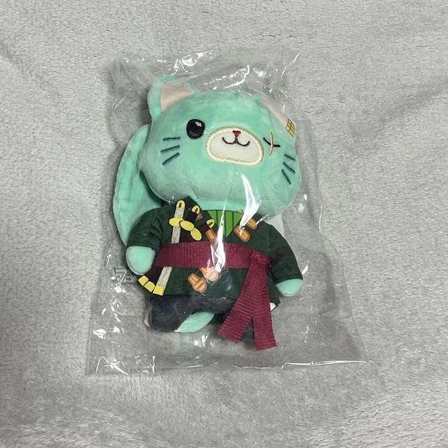 ONE PIECE ZORO With Cat Ai Mask Plushkey Chain £121.39 - PicClick UK