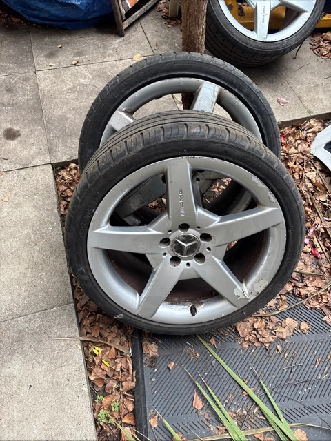 MERCEDES CLK W209 SLK R171 AMG Sport 18" Front & Rear Alloy Wheels ...