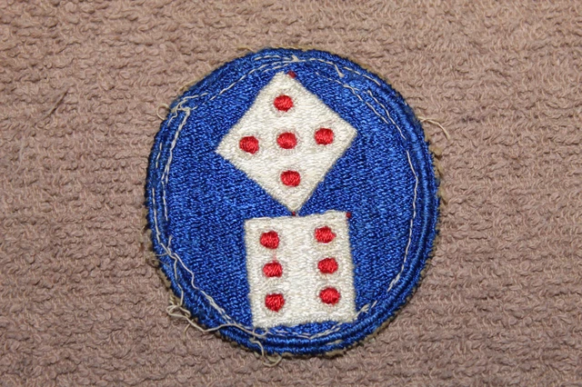 ORIGINAL WW2 U.S. Army, XI Army Corps "Dice" Uniform Shoulder Patch EUR ...