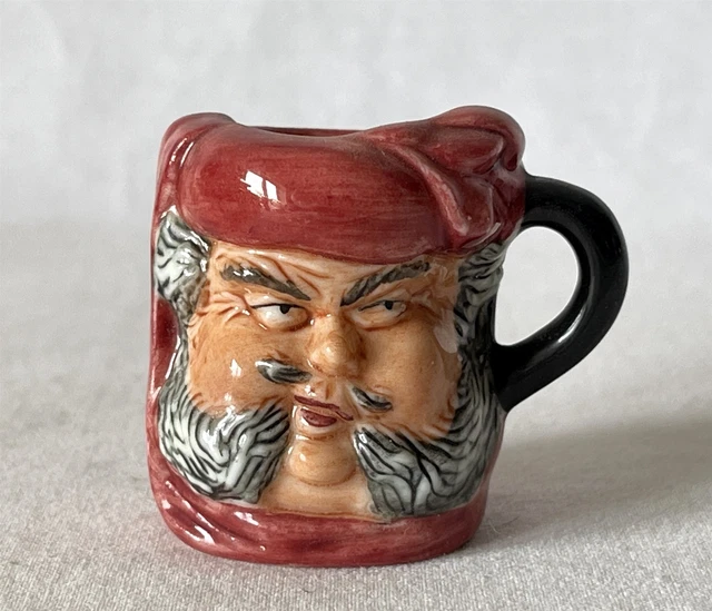 VINTAGE FALSTAFF 1982 Mini Character Toby Jug P.Jackson Franklin Mint ...