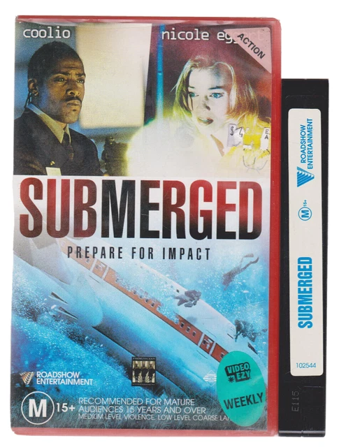 RARE VHS VIDEO Tape SUBMERGED Big Box Ex-Rental Video Ezy Australian ...