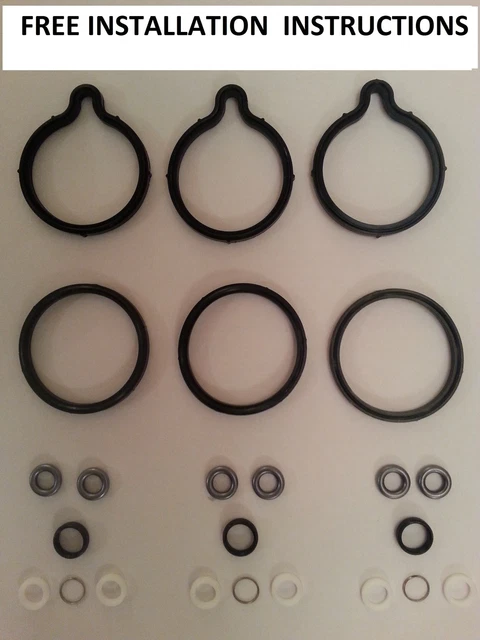 BMW 530D HIGH Pressure Fuel Pump Seal, Gasket Repair Kit + Instructions ...