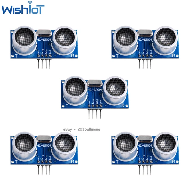 5PCS ULTRASONIC SENSOR HC-SR04 HCSR04 Detector Ranging Module For ...