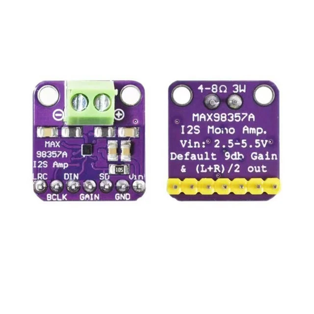 MAX98357 AUDIO MODULE with High Interference Suppression for I2S Audio ...