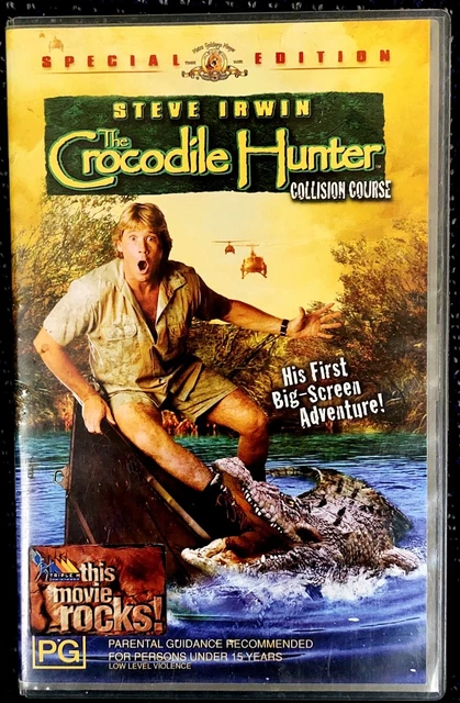 STEVE IRWIN THE Crocodile Hunter: Collision Course Special Edition VHS ...