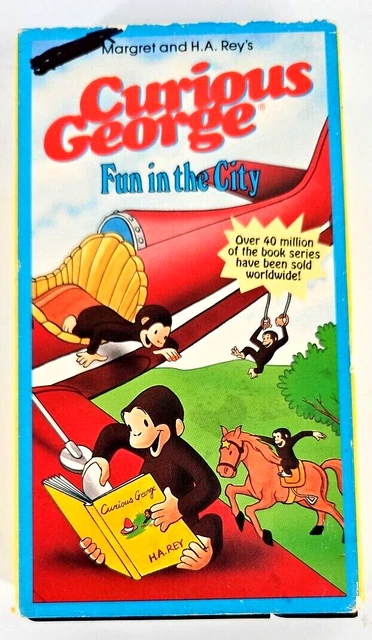 CURIOUS GEORGE VHS Tape Fun In The City 1983 Childrens Family Animated ...