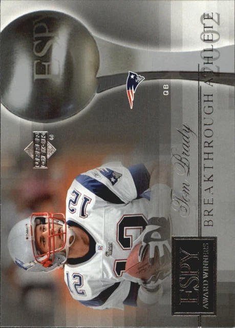 2005 UPPER DECK ESPN ESPY Award Winners #EA2 Tom Brady - Carte Football ...