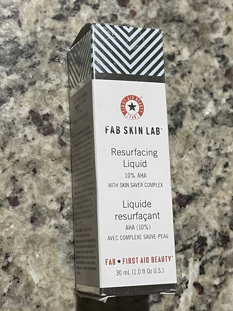 FIRST AID BEAUTY FAB Skin Lab Resurfacing Liquid 10% AHA - 1 oz / 30mL ...