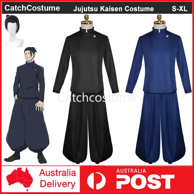 ANIME JUJUTSU KAISEN Geto Suguru High School Uniform Cosplay Costume ...