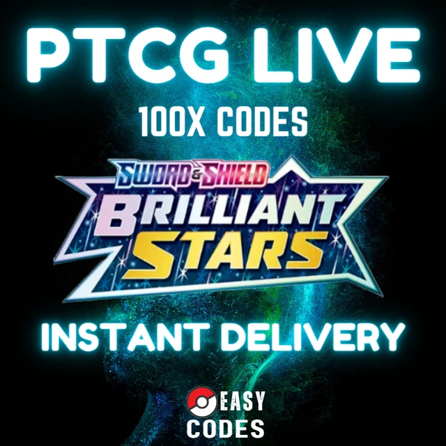 100 BRILLIANT STARS Codes Booster Pokemon TCG Live Pack INSTANT ...