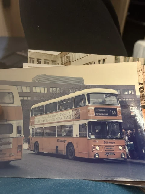 CLASSIC BUS PHOTO XL Leyland Atlantean Newcastle Busways MVK 568R £0.89 ...