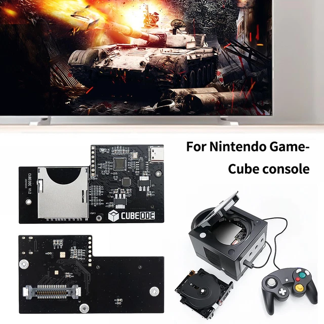 CUBEODE V1.2 OPTICAL Drive Emulator Plug and Play for NGC GameCube Game ...