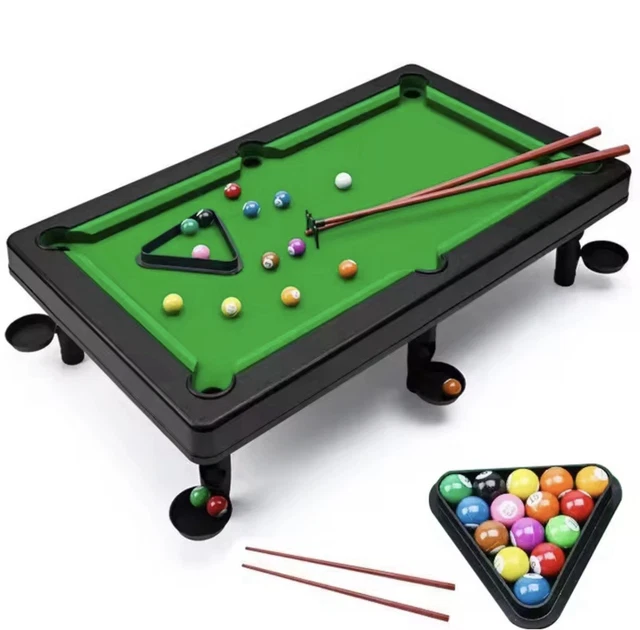 MINI POOL TABLE Game Tabletop Desktop Sports Billiards Board Party Game ...