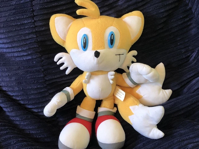RARE SONIC X sonic the hedgehog tails plush toy 12" feva 2004 $38.36 ...