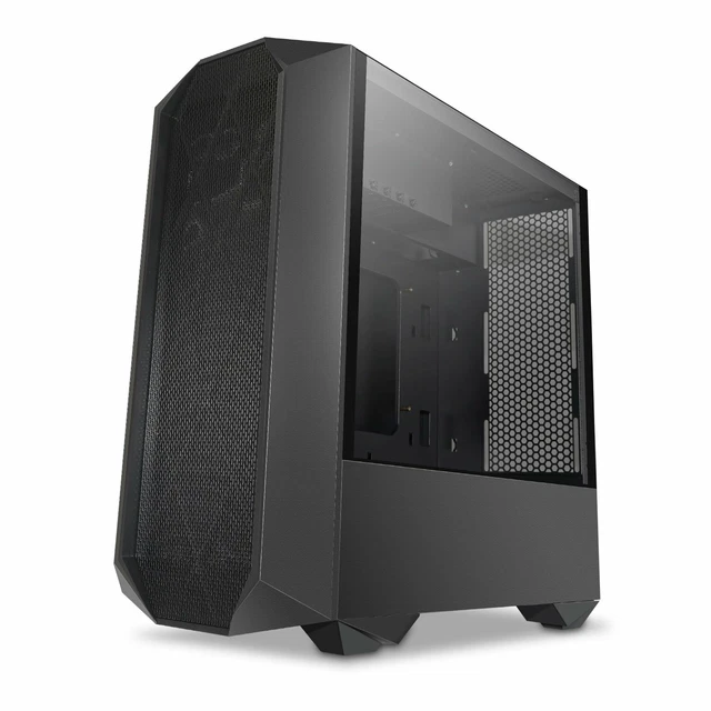 SEGOTEP ATX MATX PC Case Mid-Tower Gaming Computer Case GPU Vertically ...