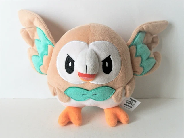 POKEMON ROWLET TOMY Plush 8" Video Game Character Stuffed Owl Kids Nintendo $44.99 - PicClick CA