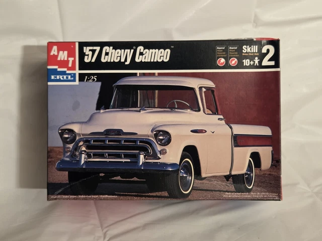 AMT '57 CHEVY Cameo 1/25 Model Car Kit 6308 £32.50 - PicClick UK