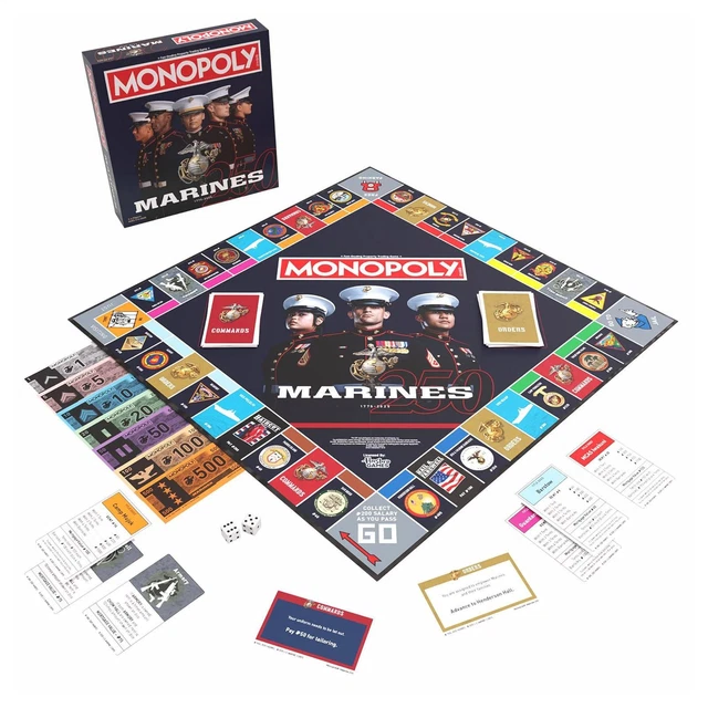 MONOPOLY: USMC MARINES 250th Anniversary Edition £64.73 - PicClick UK
